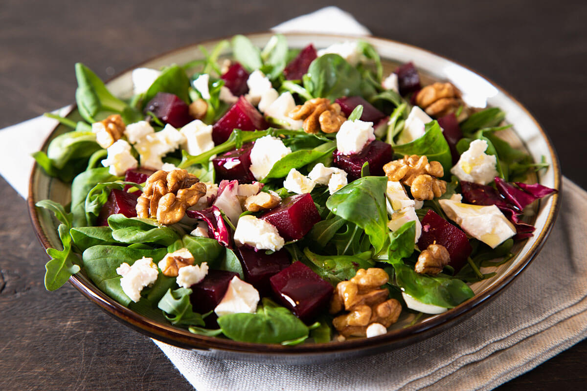 Is a salad good before running?