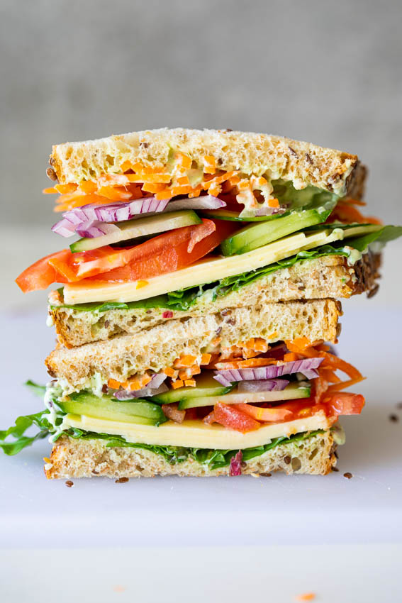 Is a salad or sandwich healthier?