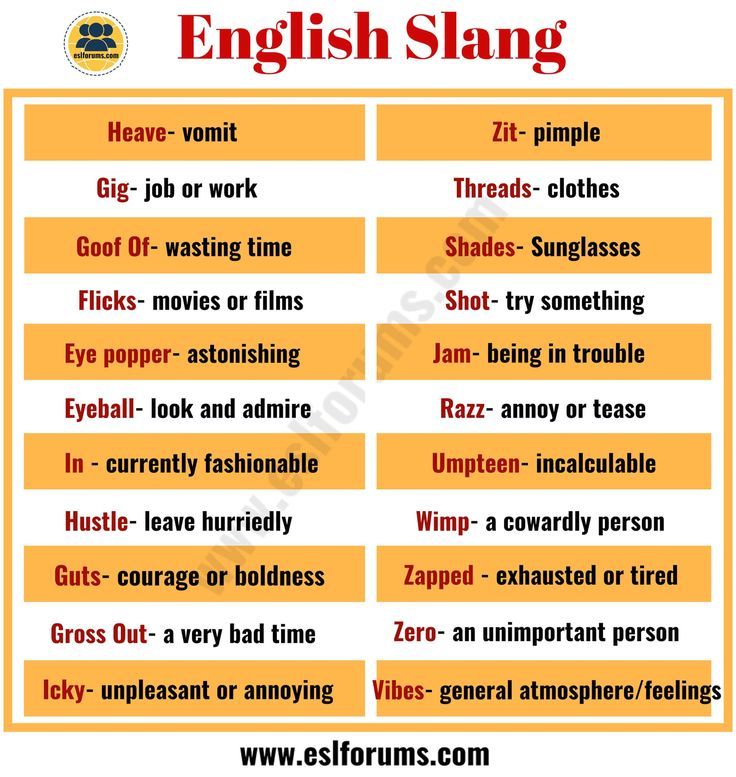 Is a slang word bad?