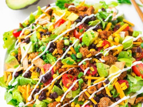 Is a taco salad from a Mexican restaurant healthy?