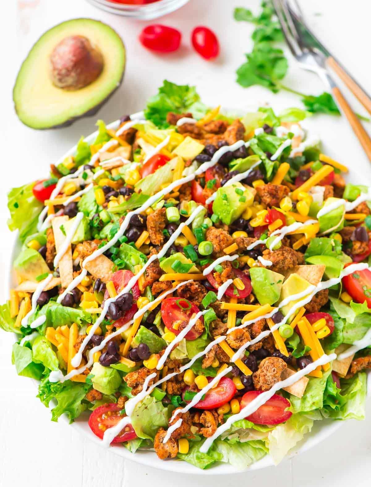 Is a taco salad healthier than a taco?