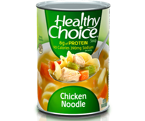 Is a tin of chicken soup healthy?