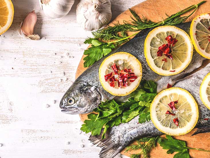 Is any fish high in cholesterol?
