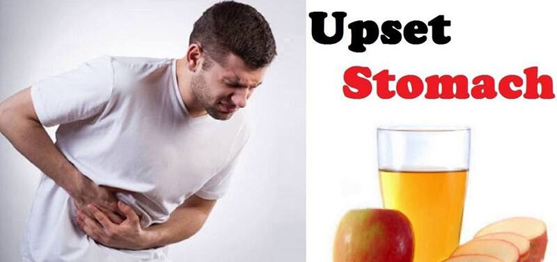 Is apple cider vinegar good for upset stomach?