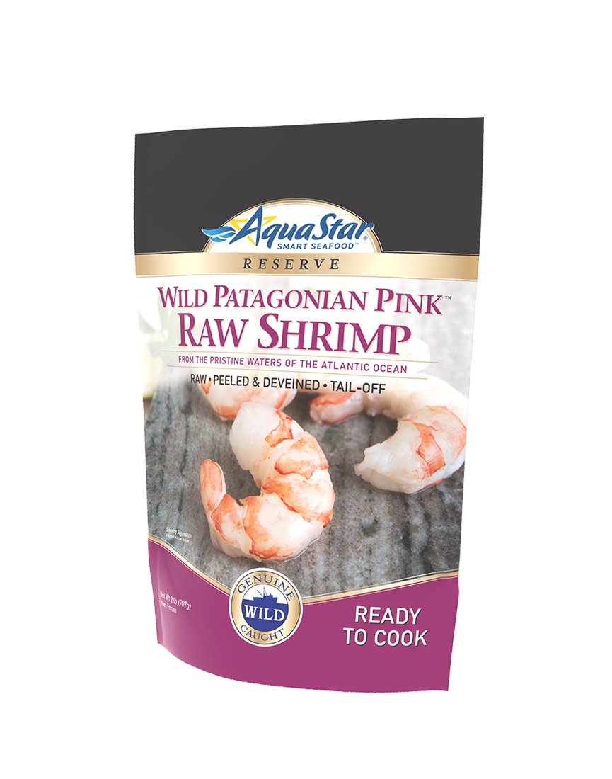 Is Argentinian shrimp pink when raw?