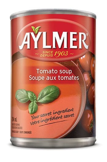Is Aylmer tomato soup gluten-free?