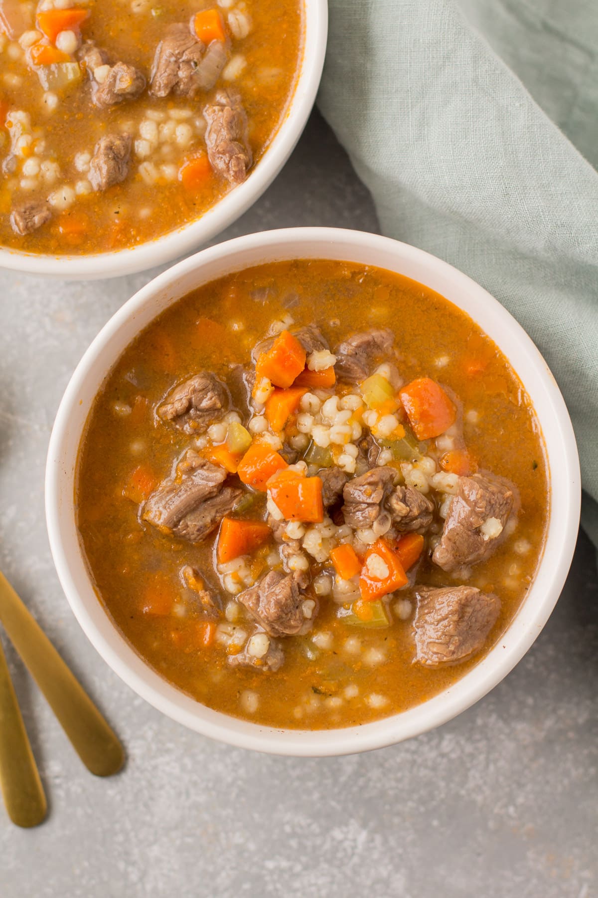 Is beef barley soup nutritious?