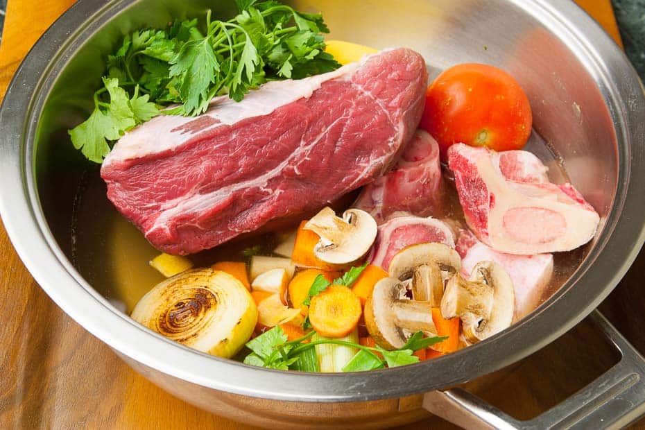 Is beef broth a red meat?