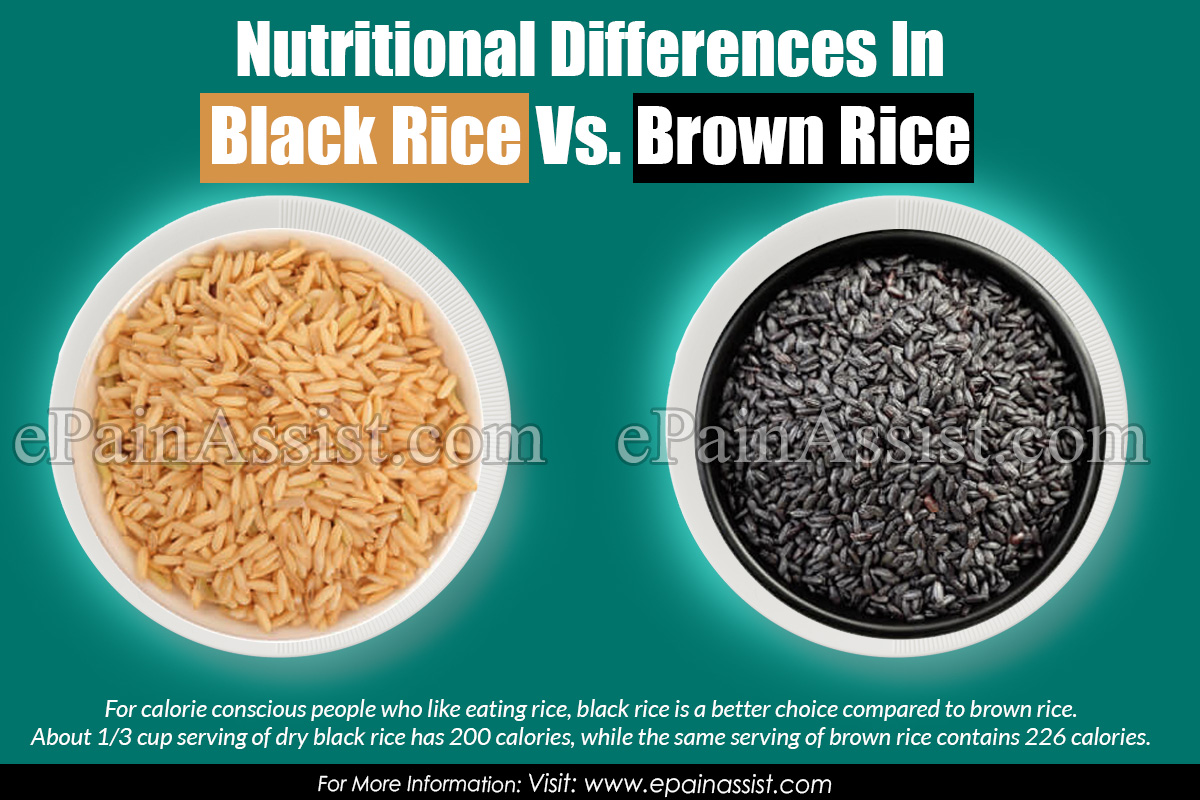 Is black rice healthier than rice?