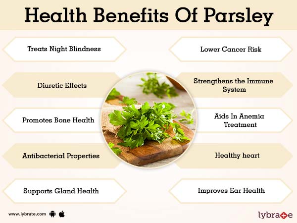 Is boiled parsley good for you?