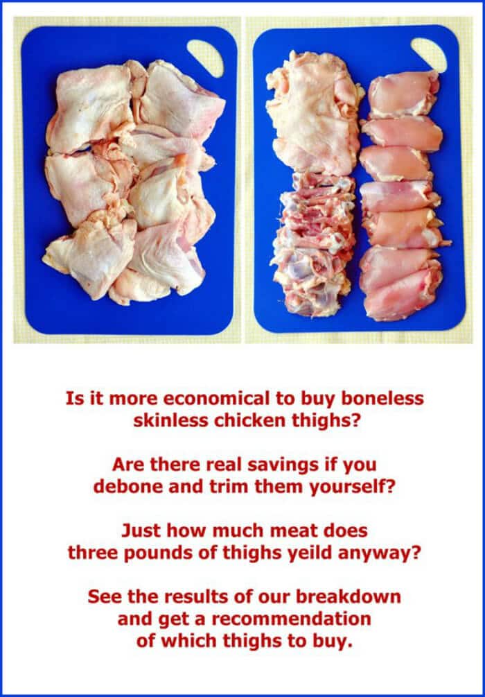 Is bone in meat cheaper than boned meat?