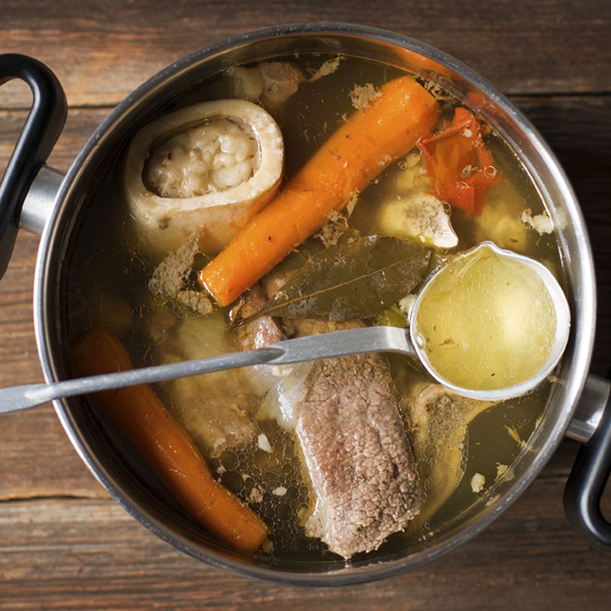 Is bone marrow soup high in cholesterol?