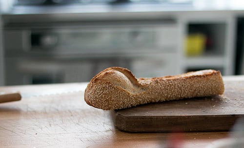 Is bread served with butter in France?