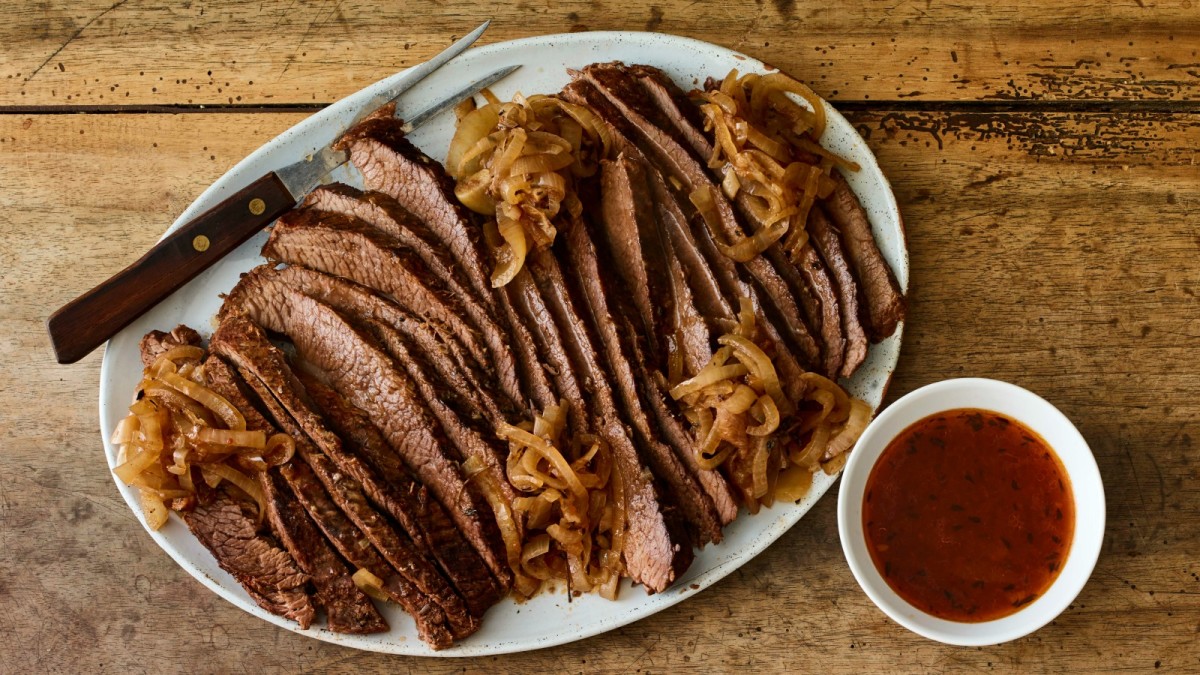 Is brisket served hot or cold?