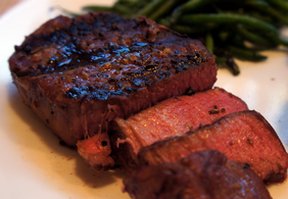 Is broiled filet mignon equivalent to grilling?