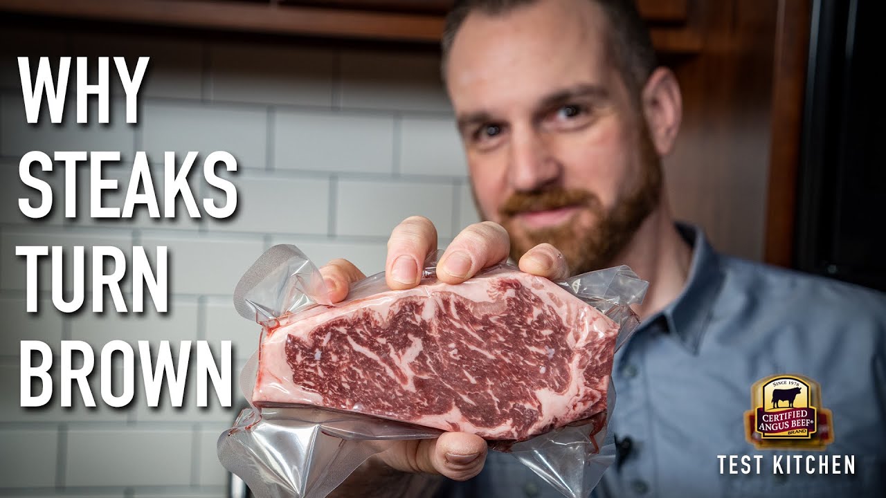 Is Brown on steak bad?