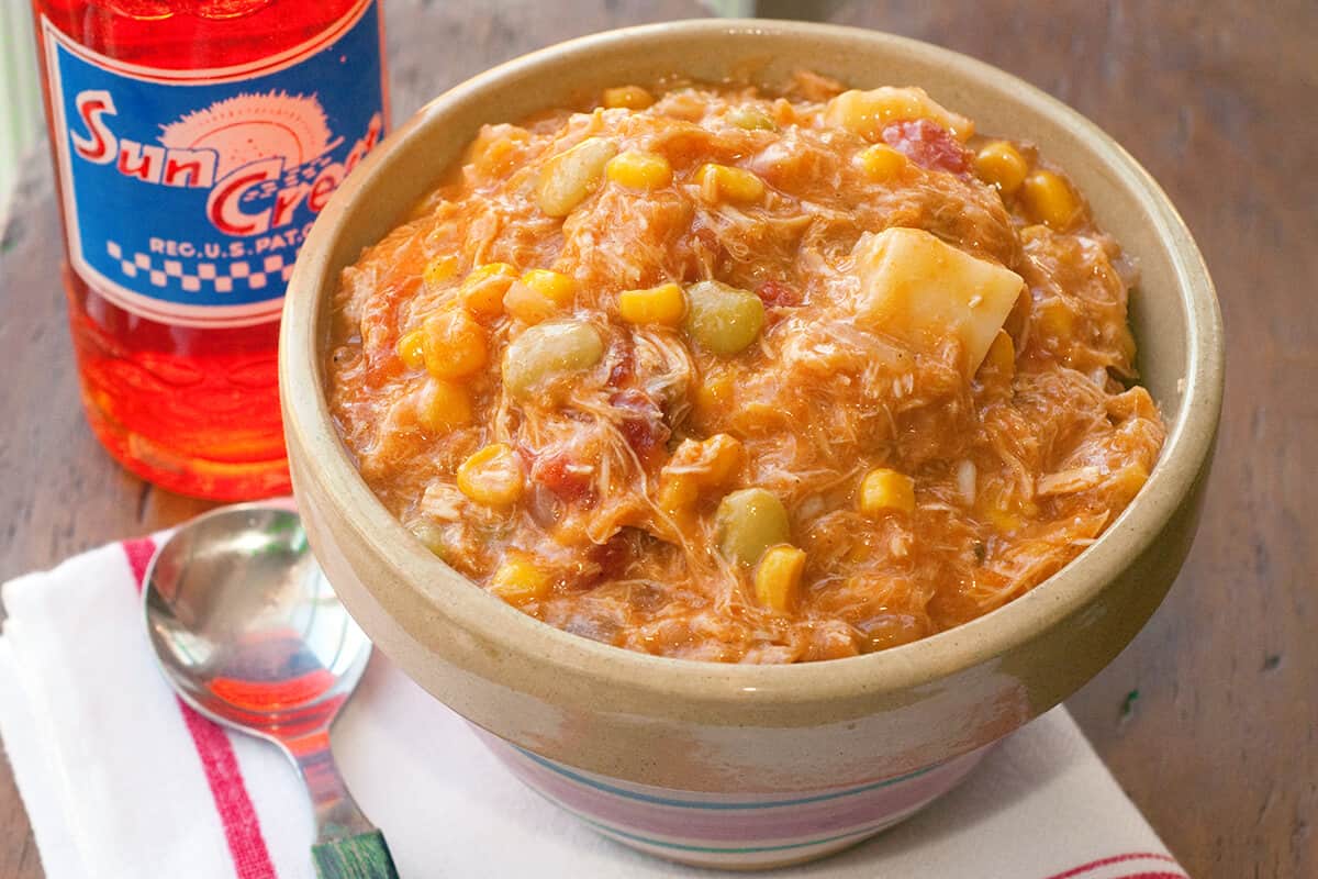 Is Brunswick stew made from hog head?