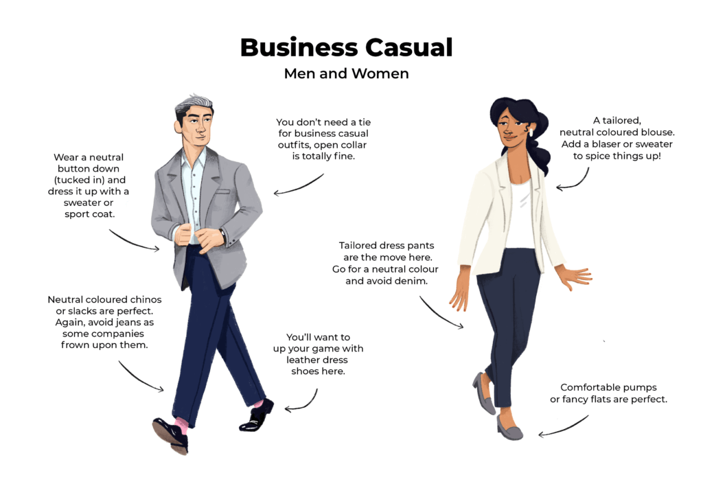 Is business casual good for interviews?