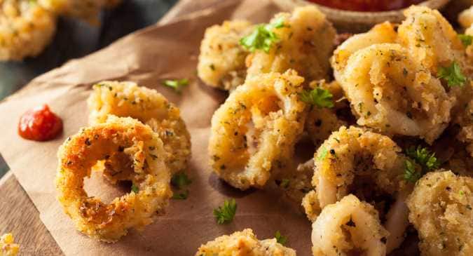 Is calamari a good source of protein?