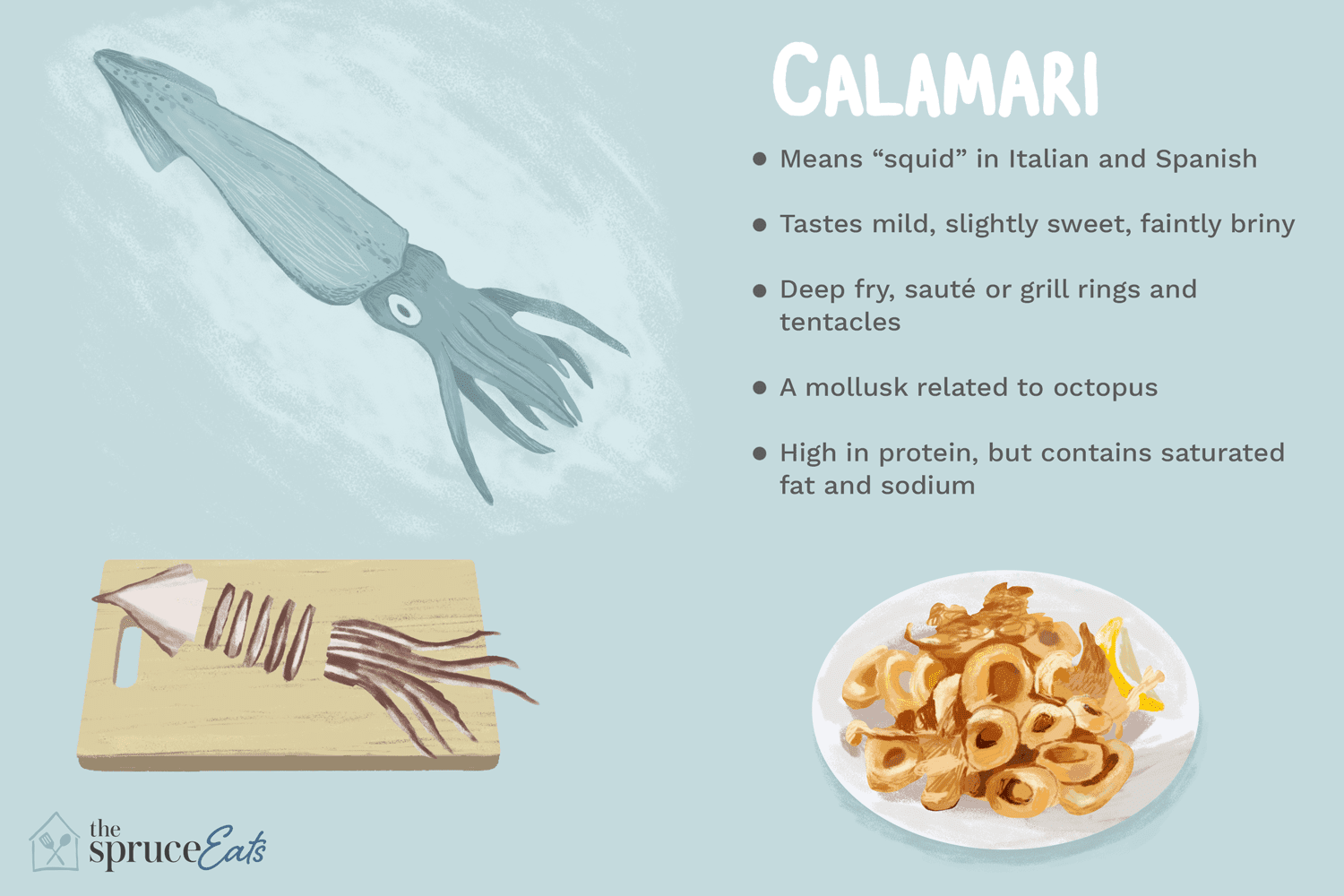 Is calamari better than fish?