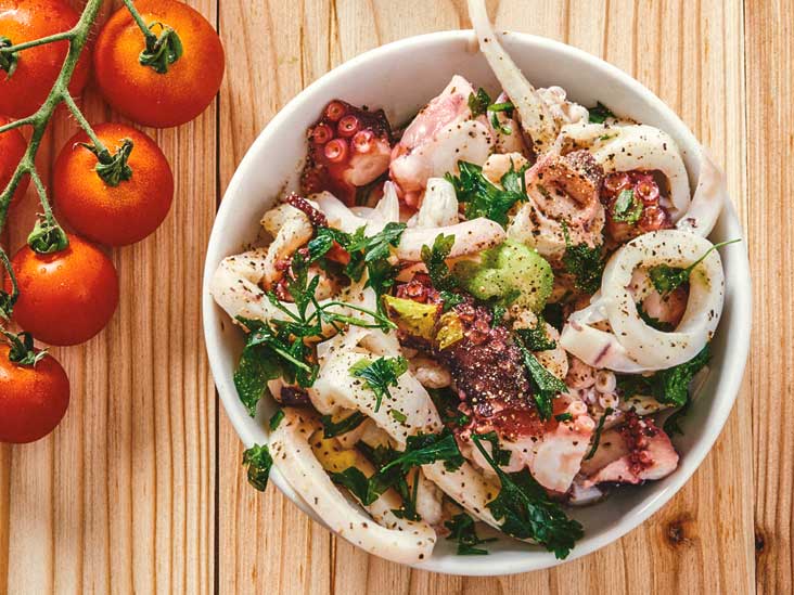 Is calamari good for cholesterol?