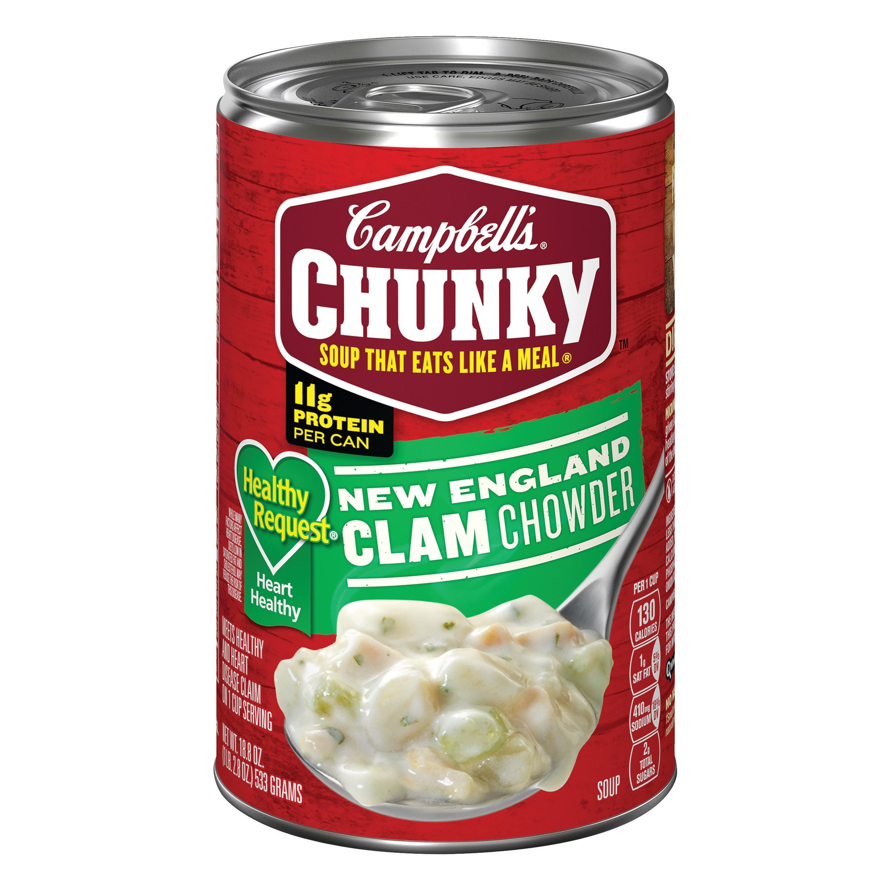 Is Campbell's Chunky clam chowder healthy?