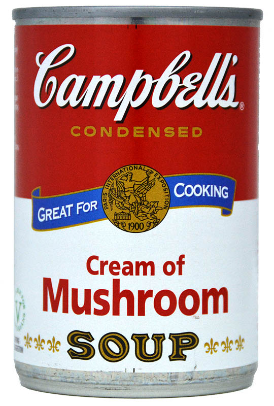 Is Campbells cream of mushroom condensed?