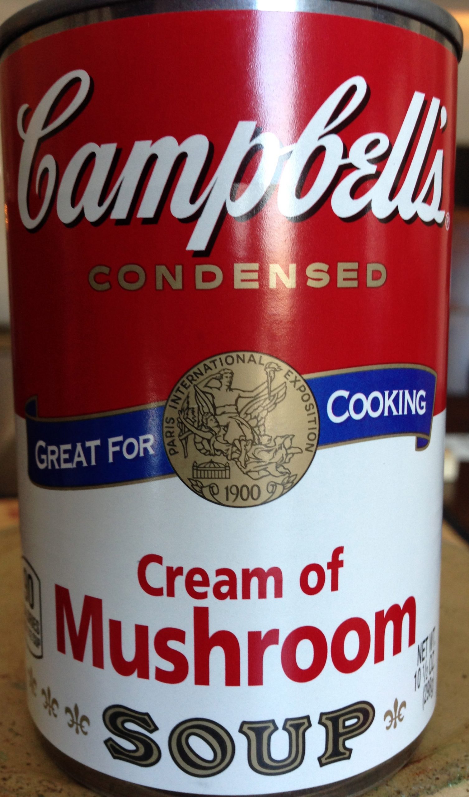 Is Campbell's cream of mushroom soup gluten-free?