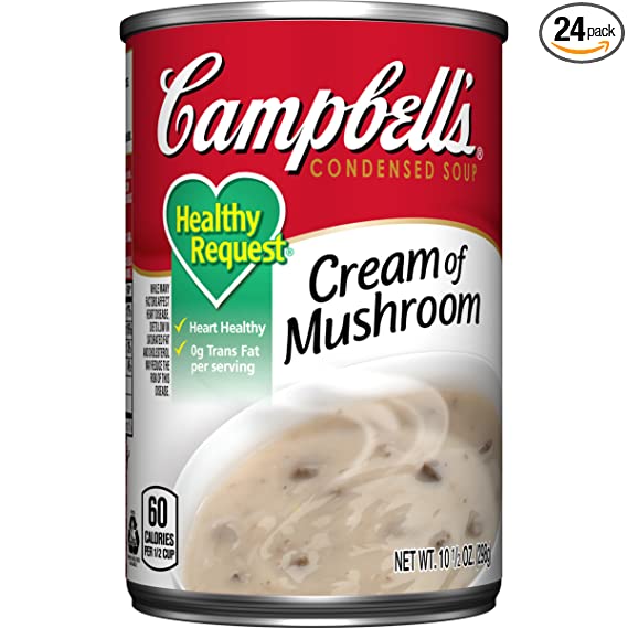 Is Campbells mushroom soup healthy?