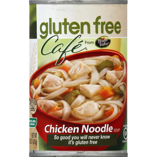 Is canned chicken noodle soup gluten-free?
