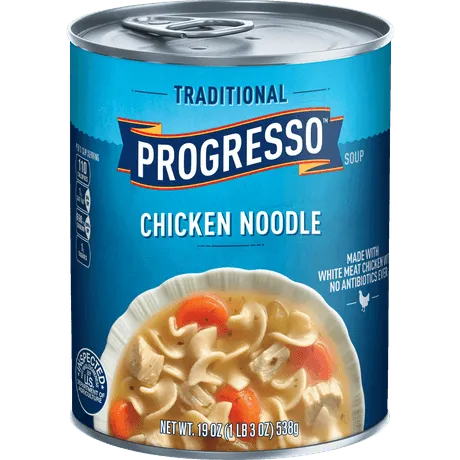 Is canned chicken noodle soup high in sodium?