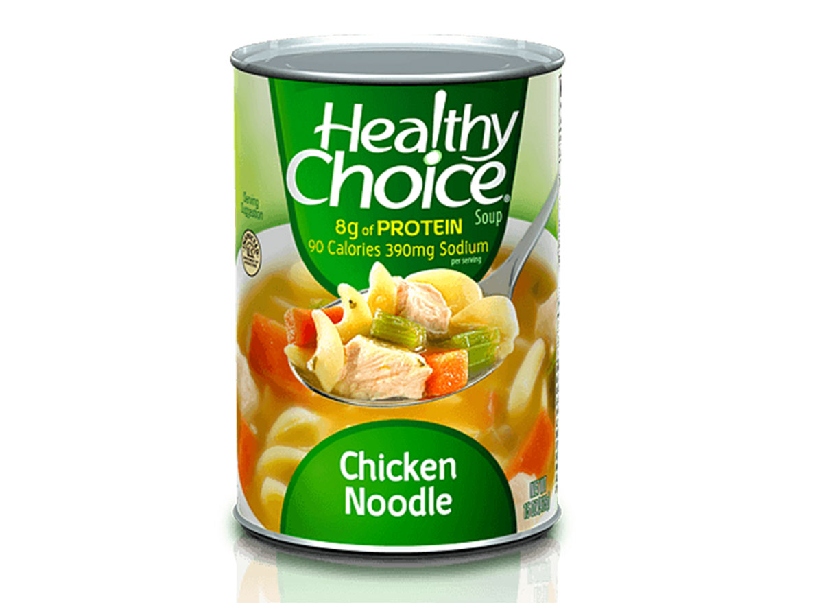 Is canned chicken noodle soup unhealthy?