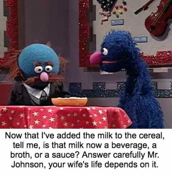 Is cereal a broth or sauce?