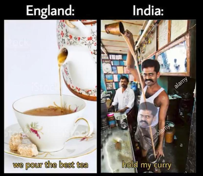 Is chai British or Indian?