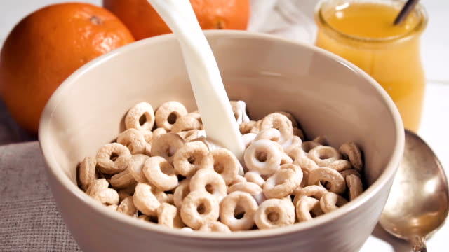 Is Cheerios and milk healthy?