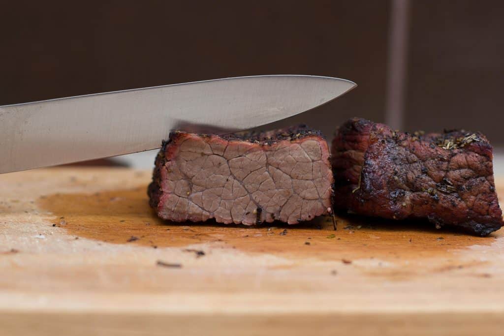 Is chewy steak overcooked or undercooked?