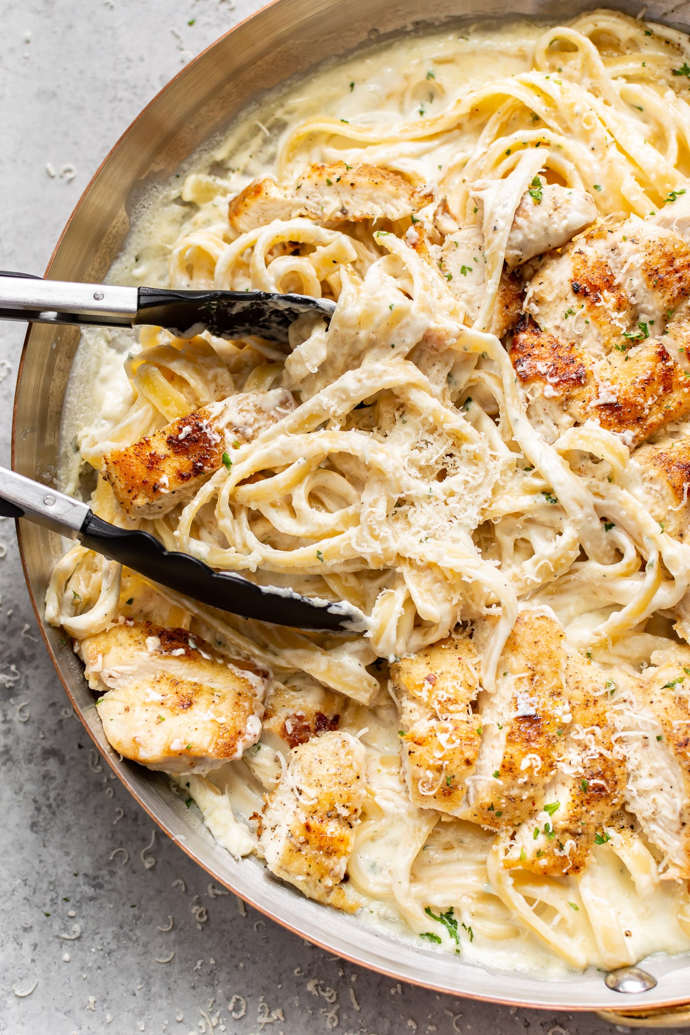 Is chicken fettuccine the same thing as chicken alfredo?