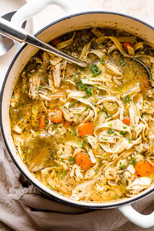 Is chicken noodles soup healthy?