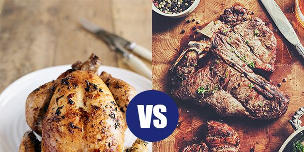 Is chicken or beef better for building muscle?