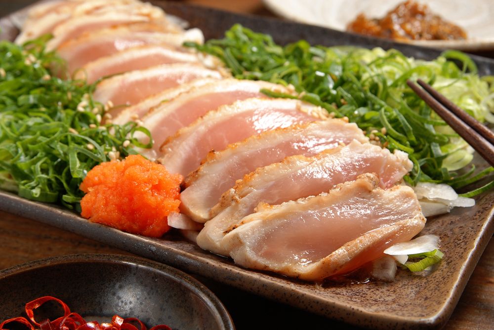 Is chicken sashimi safe in Japan?