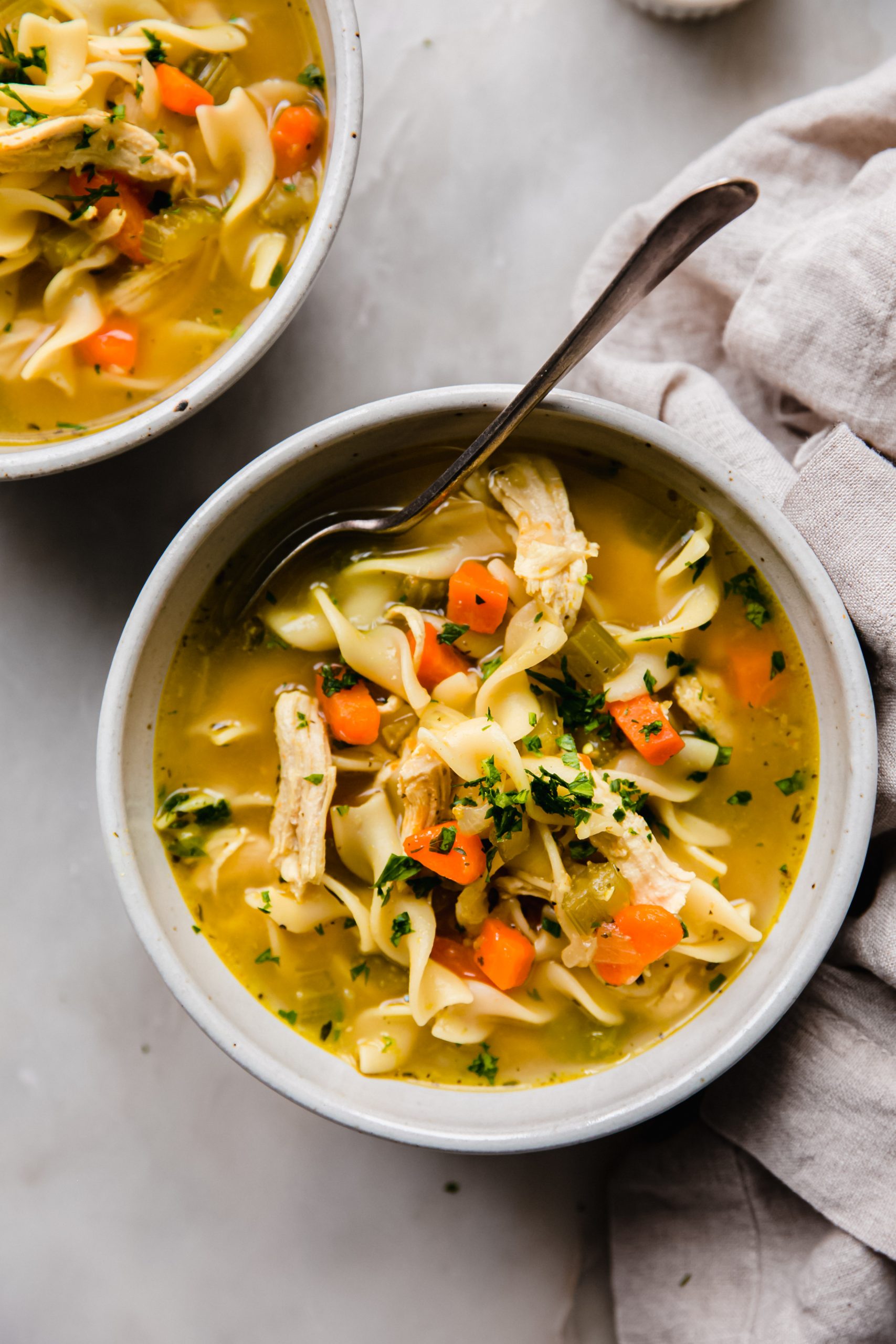 Is chicken soup good for flu?