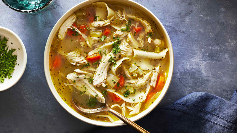 Is chicken soup good for sinus infection?