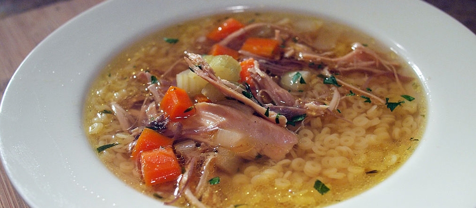 Is chicken soup good for the common cold?