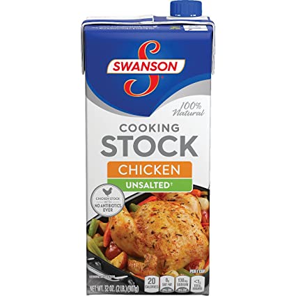 Is chicken stock unsalted?