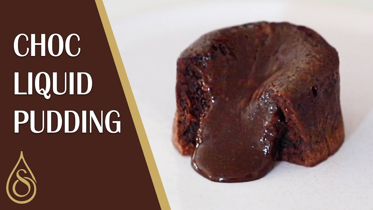 Is chocolate pudding a liquid?