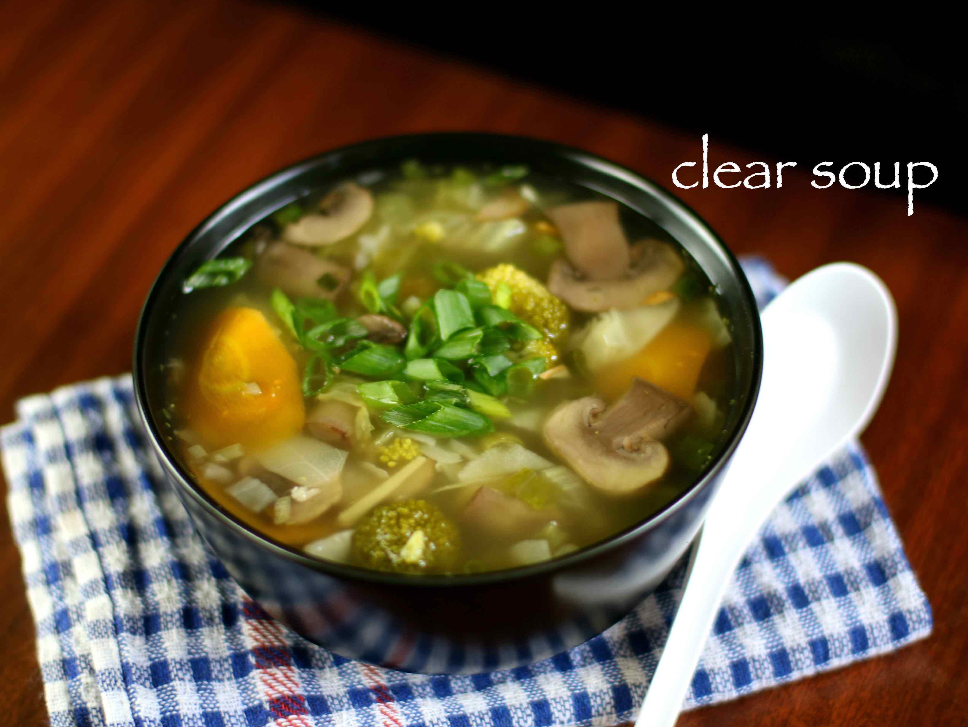 Is clear vegetable soup healthy?