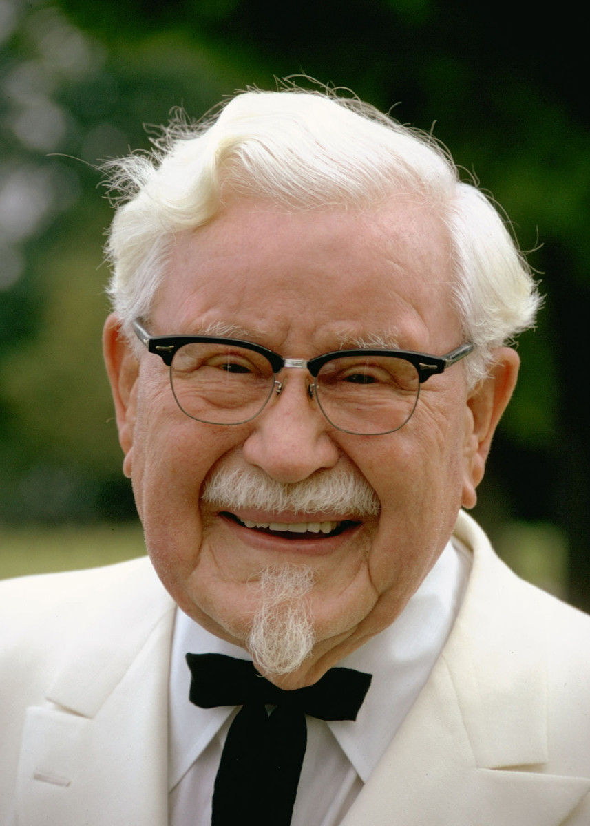 Is Colonel Sanders a real person?