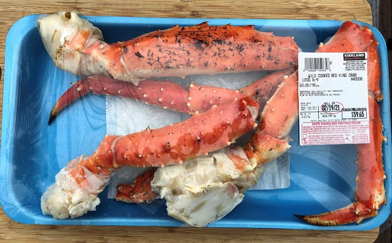 Is Costco king crab cooked?