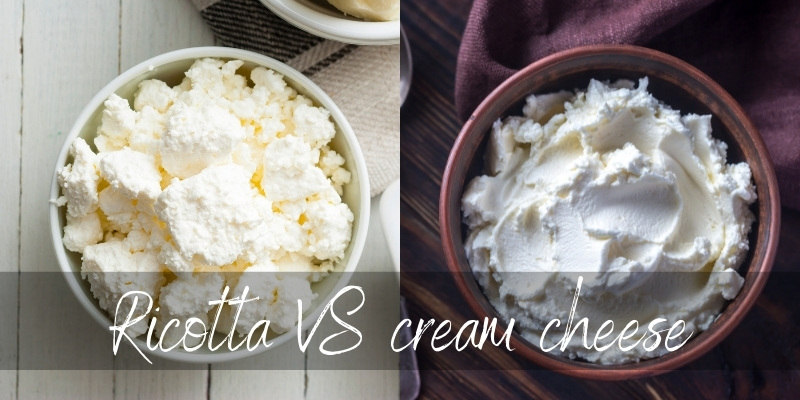 Is cream cheese the same as ricotta?