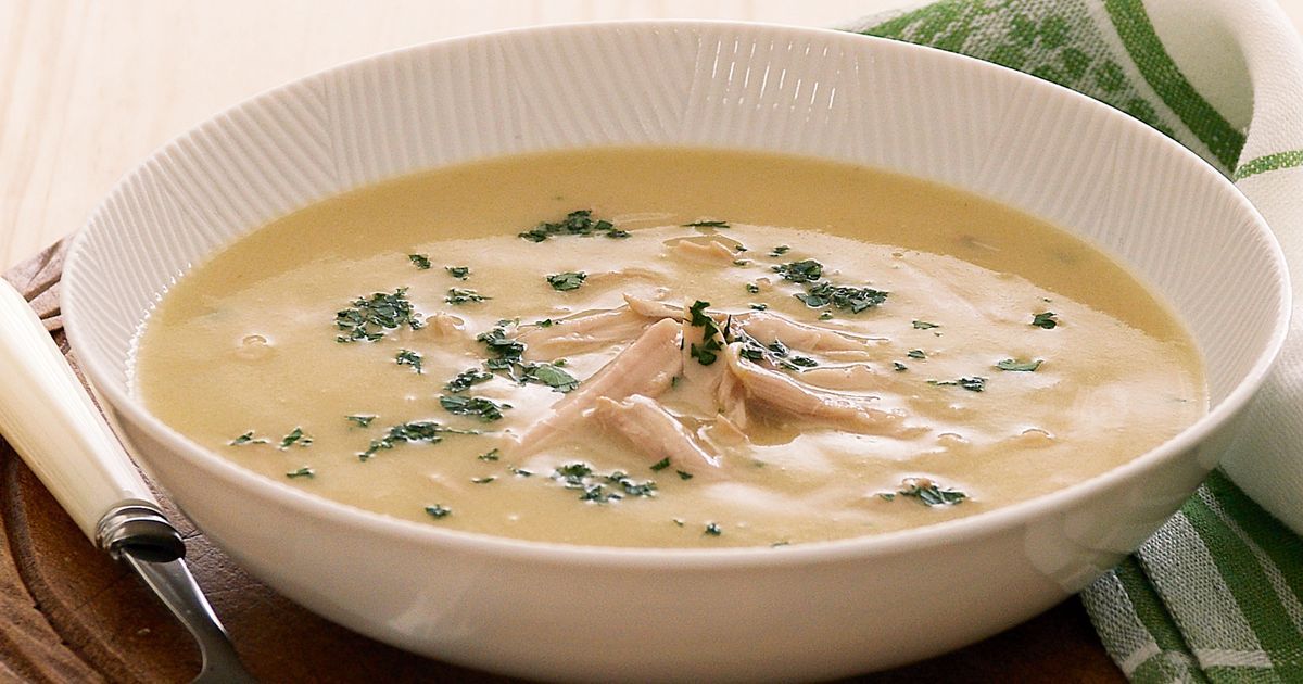 Is cream of chicken soup a clear liquid?